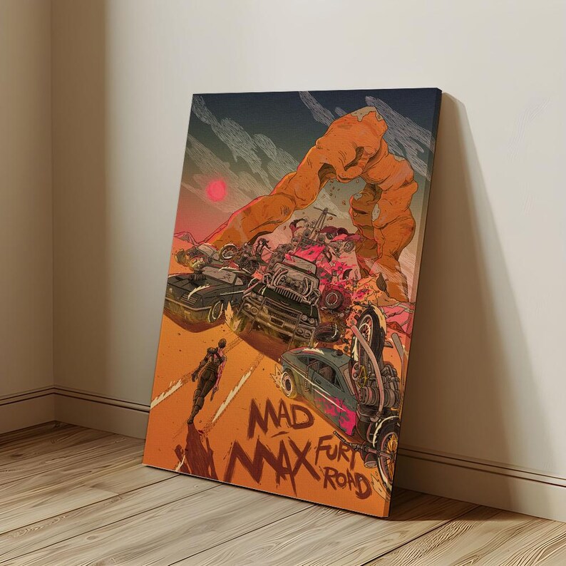 Mad Max Fury Road,movie Poster,wrapped Frame Canvas Poster,home Decor ...
