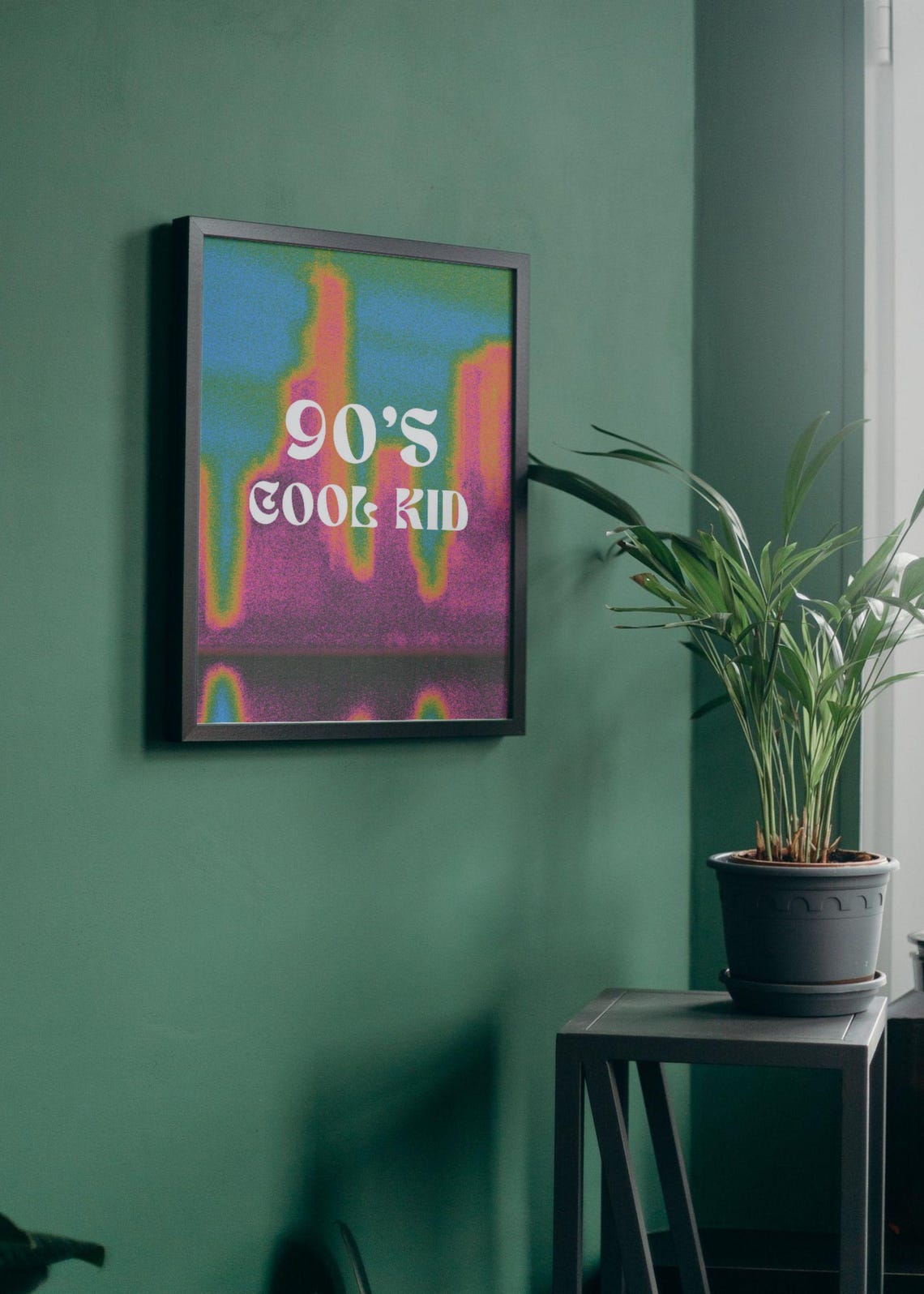 90s Cool Kid Vintage Poster/wall Decor With Vibrant Colours - Etsy