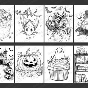Coloring Book: Halloween. A Digital Halloween-themed Coloring Book in ...