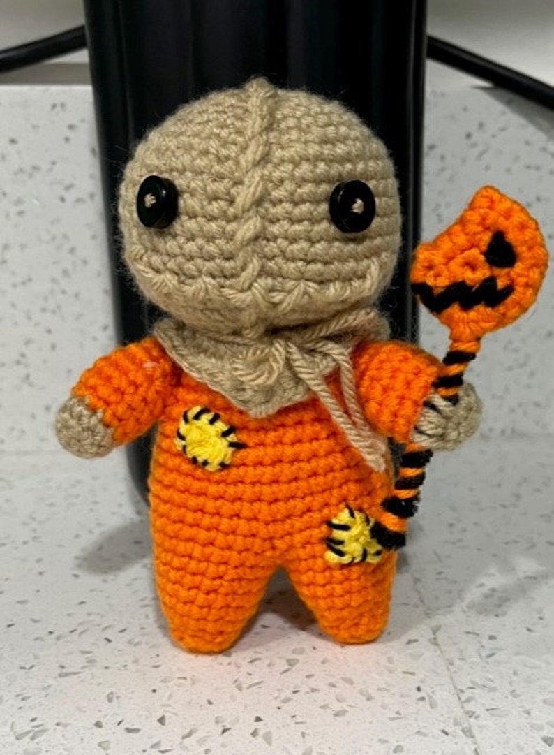 Trick 'r Treat Its SAM Crochet Amigurumi Sam Stuffie. - Etsy