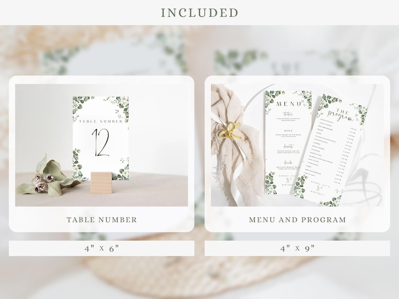Cotillion Template Package: Debut Invitation, Menu, Signs (digital File ...