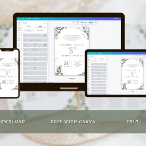 Editable Cotillion Debut Invitation for 18th Birthday for Debutante ...