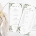 Editable Cotillion Debut Program and Menu for 18th Birthday Debutante ...