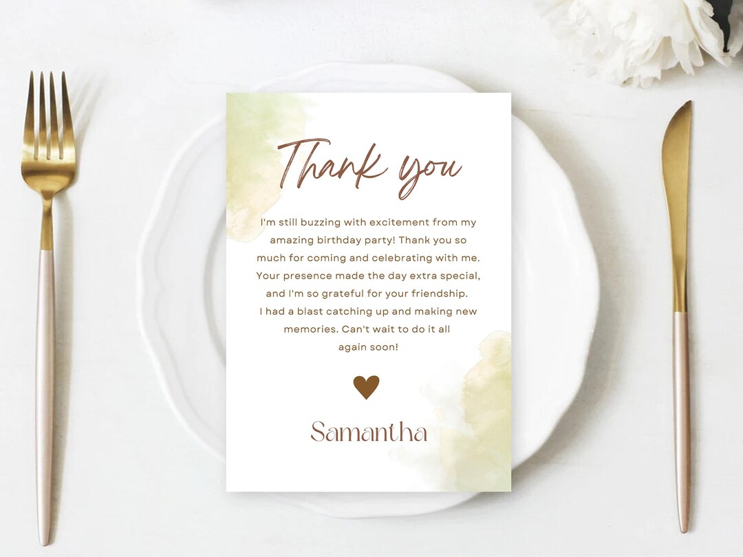 Editable Thank You Card | Filipino Party | Debutante - Digital File ...