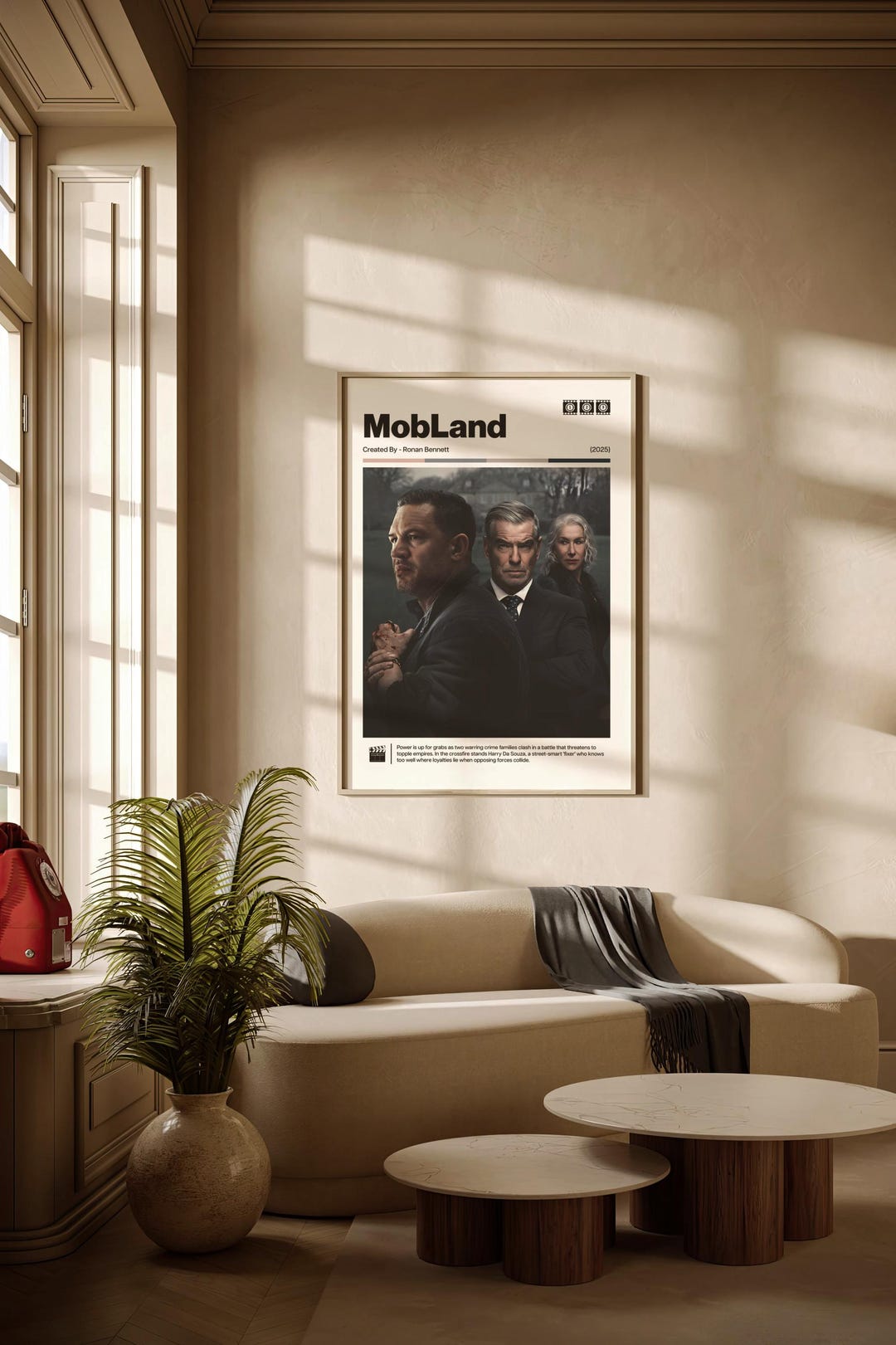 Mobland Print - Mobland Tv Series Poster - Crime, Ronan Bennett Tv ...