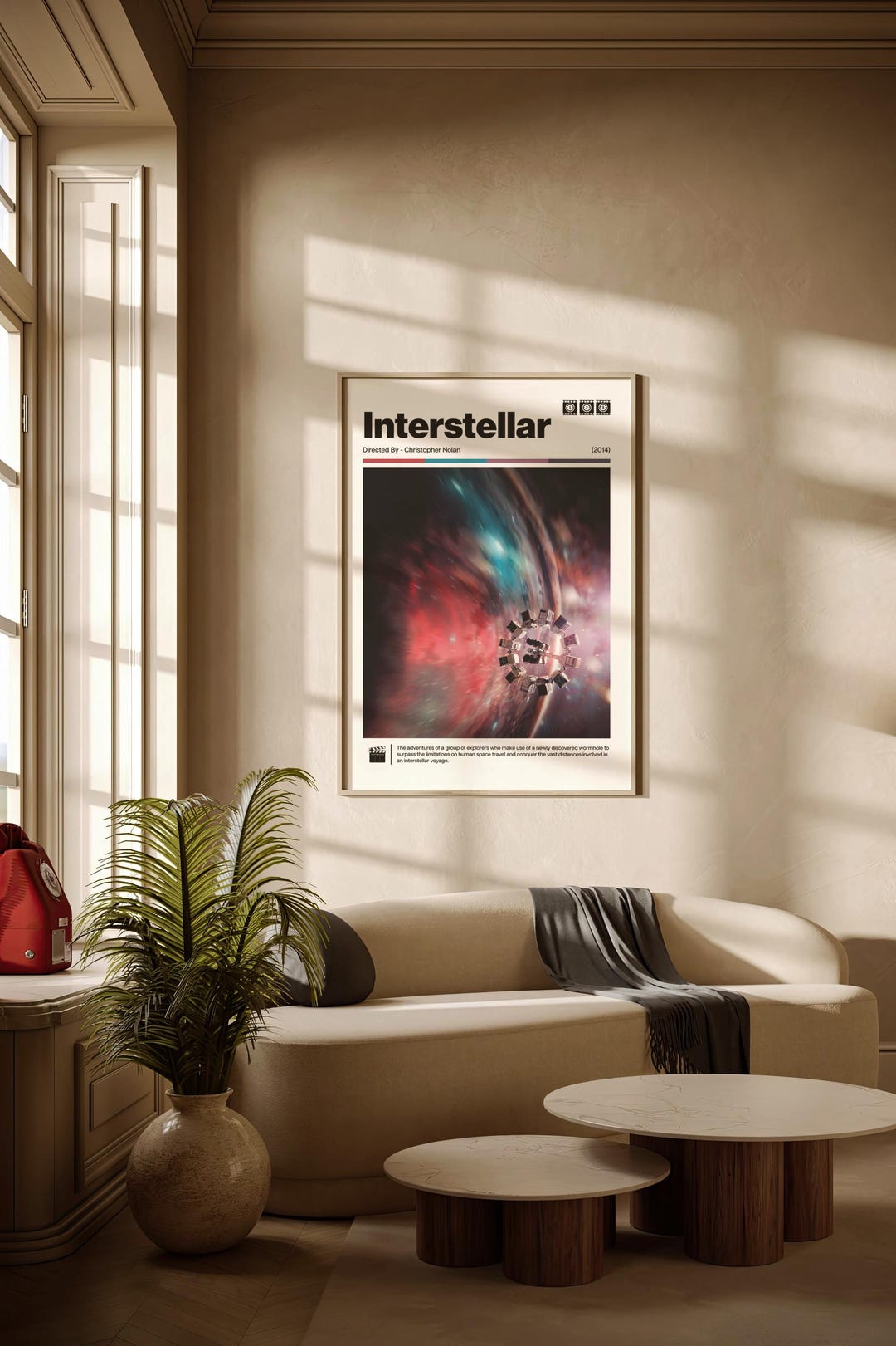 Interstellar Movie Poster - Interstellar Print - Sci-fi, Christopher ...