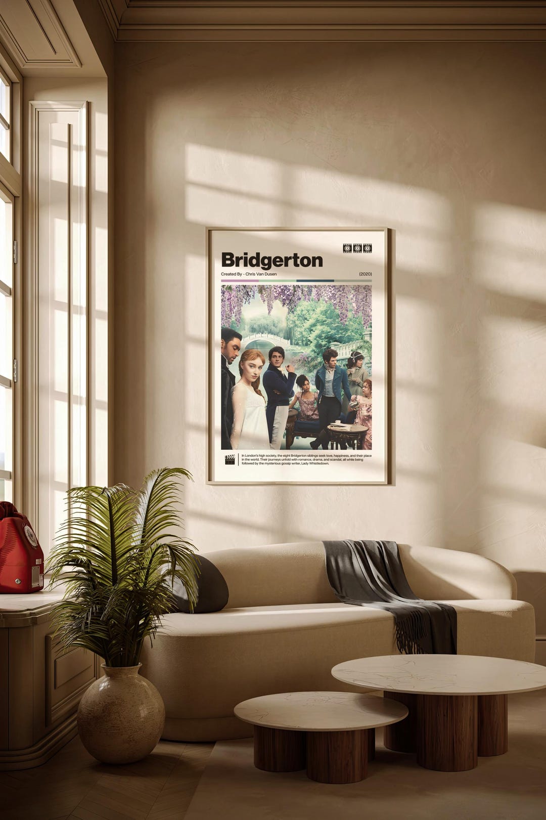 Bridgerton Print - Bridgerton Tv Series Poster - Period Drama, Chris ...