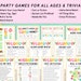 Luau Games Bundle Aloha Party Games Luau Party Games Hawaiian Party ...