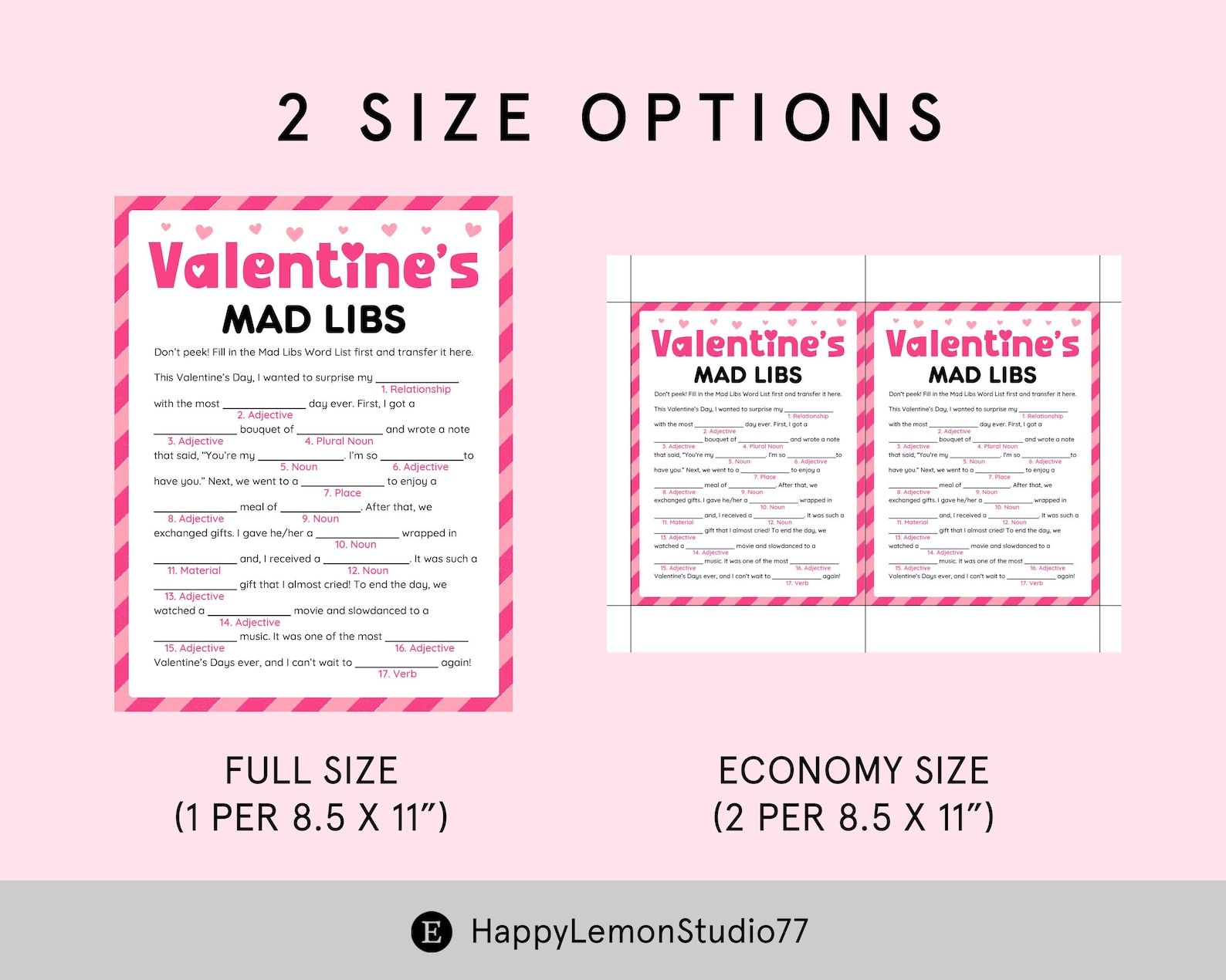 Valentines Mad Libs Adults Valentines Games Valentine's Day Games Fun ...