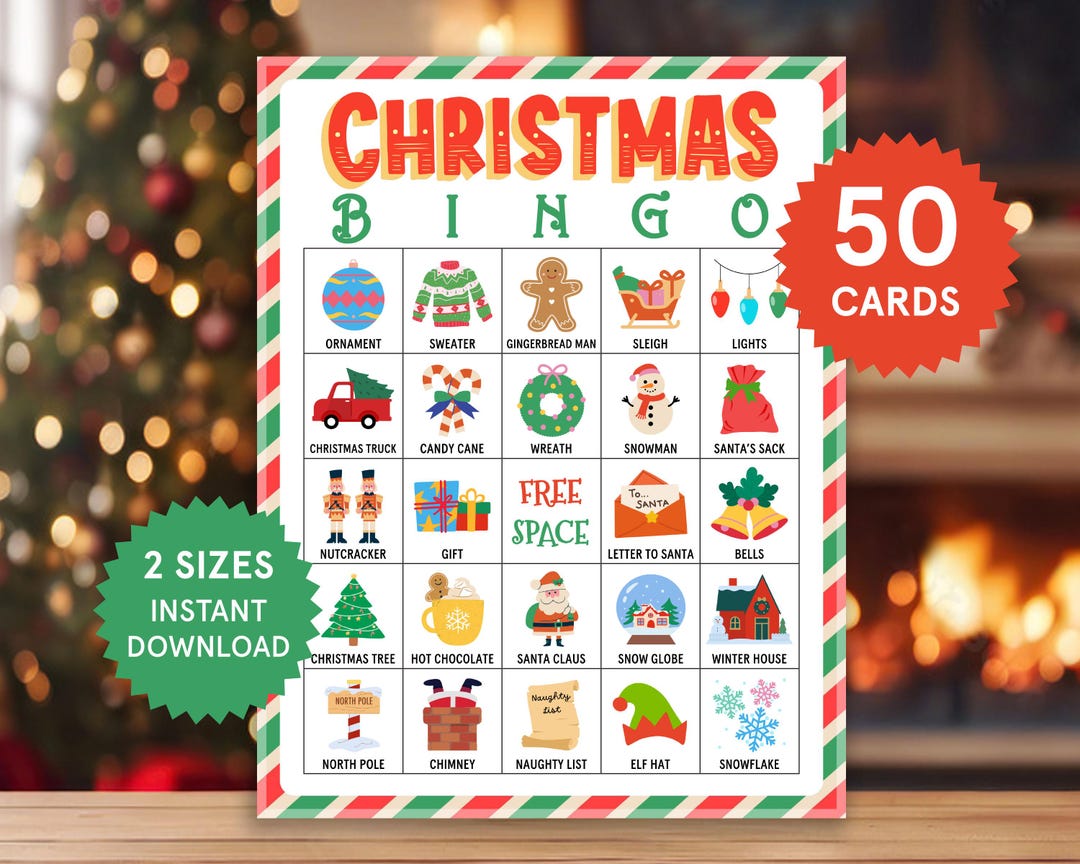 Christmas Bingo Christmas Bingo Cards Christmas Games Christmas ...