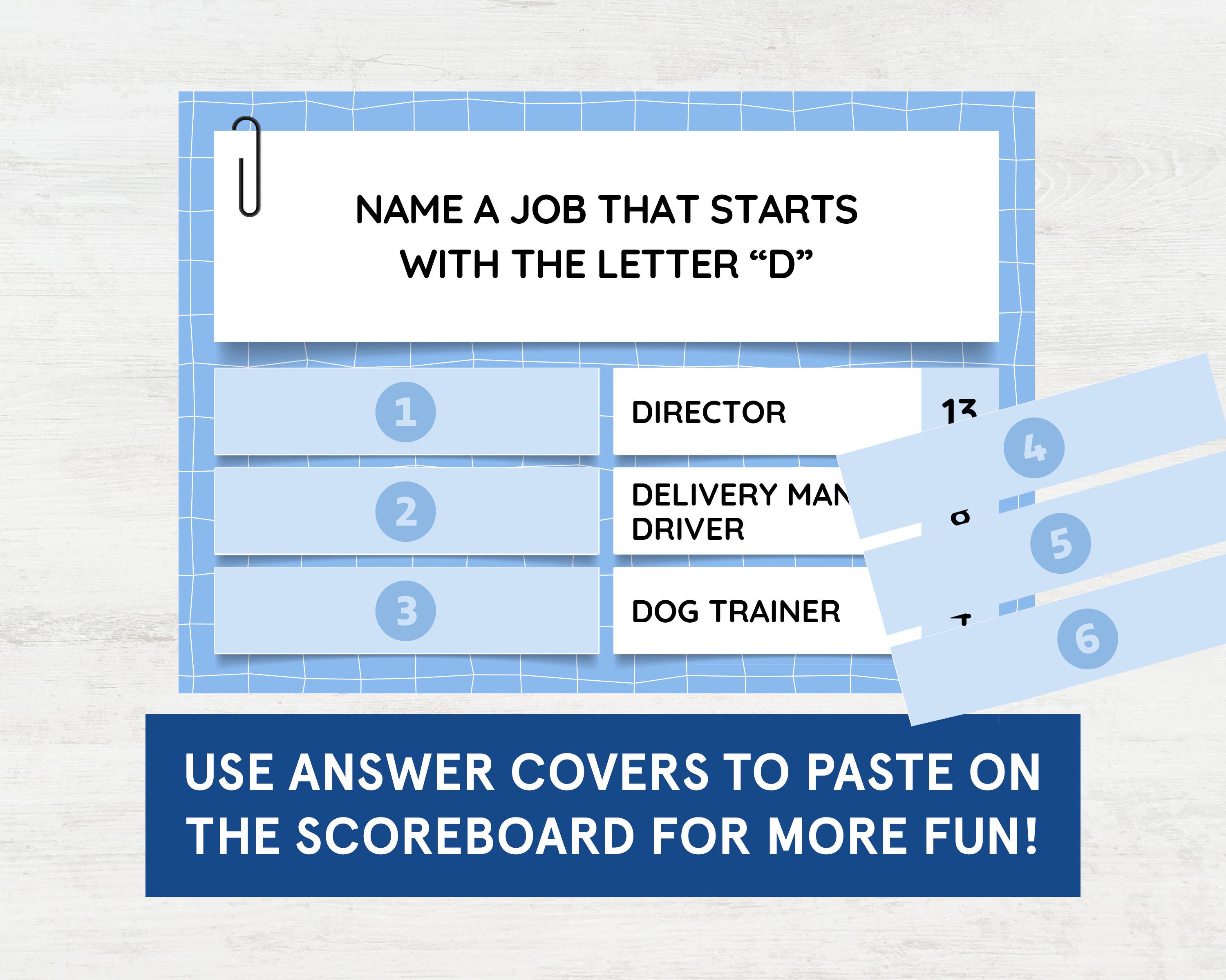 Office Friendly Feud Office Games Printable Office Family Feud Work ...