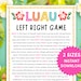 Luau Left Right Game Luau Party Games Luau Games for Kids Hawaiian ...