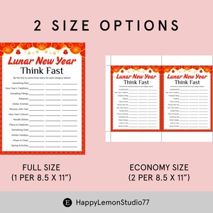 Lunar New Year Games Bundle Lunar New Year Party Games for Kids 2025 ...