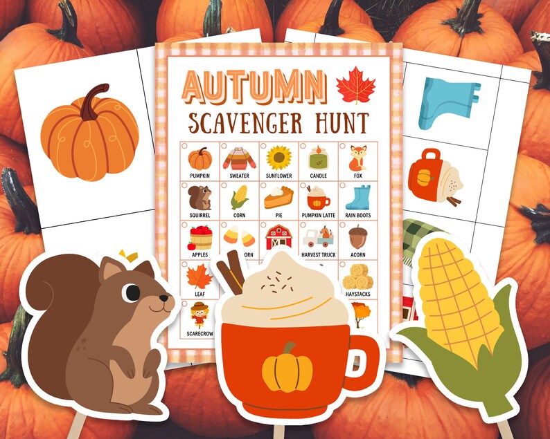 Fall Scavenger Hunt Fall Games for Kids Fall Games Fall Activities Fall ...