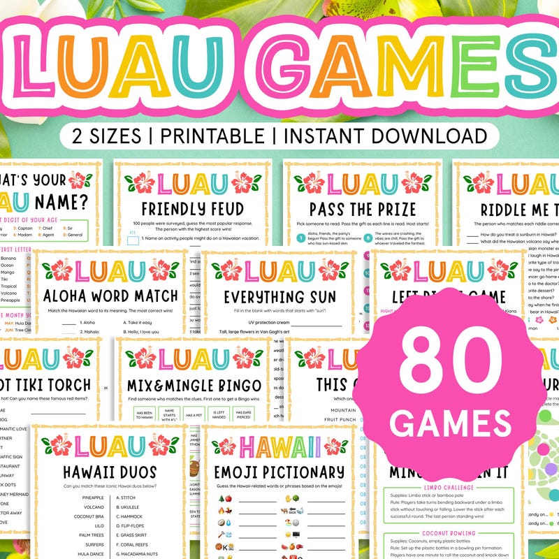 Hawaii Activity Sheet - Etsy UK