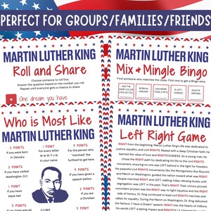 MLK Day Games Bundle Martin Luther King Games for Kids Classroom Games ...