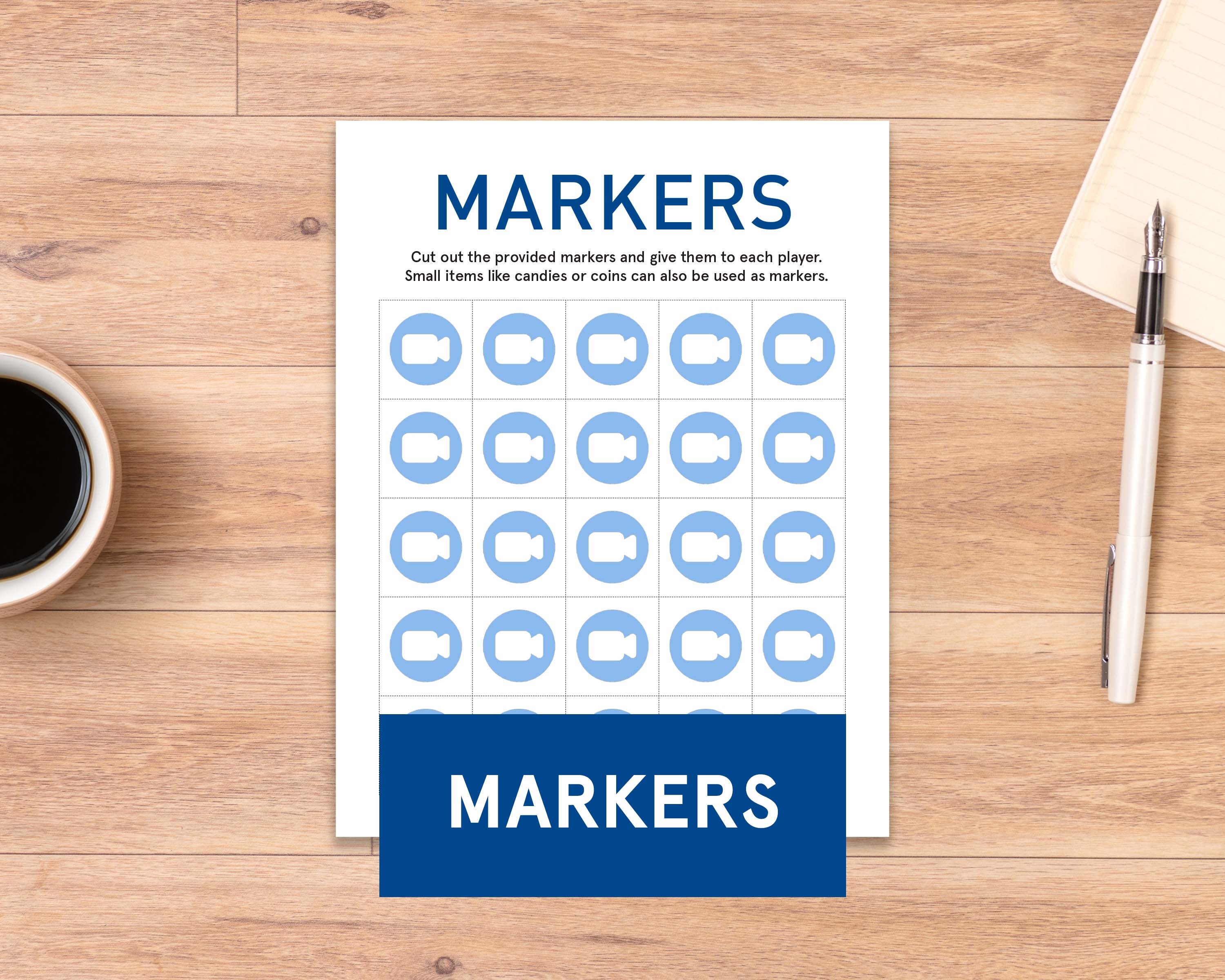 Conference Call Bingo Game Cards Conference Call Game Work Bingo Office ...