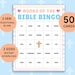 Bible Bingo Bible Games Books of the Bible Bingo Cards Church Bingo for ...
