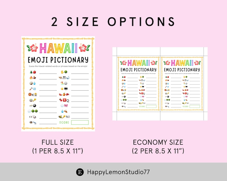 Luau Games Bundle Aloha Party Games Luau Party Games Hawaiian Party ...