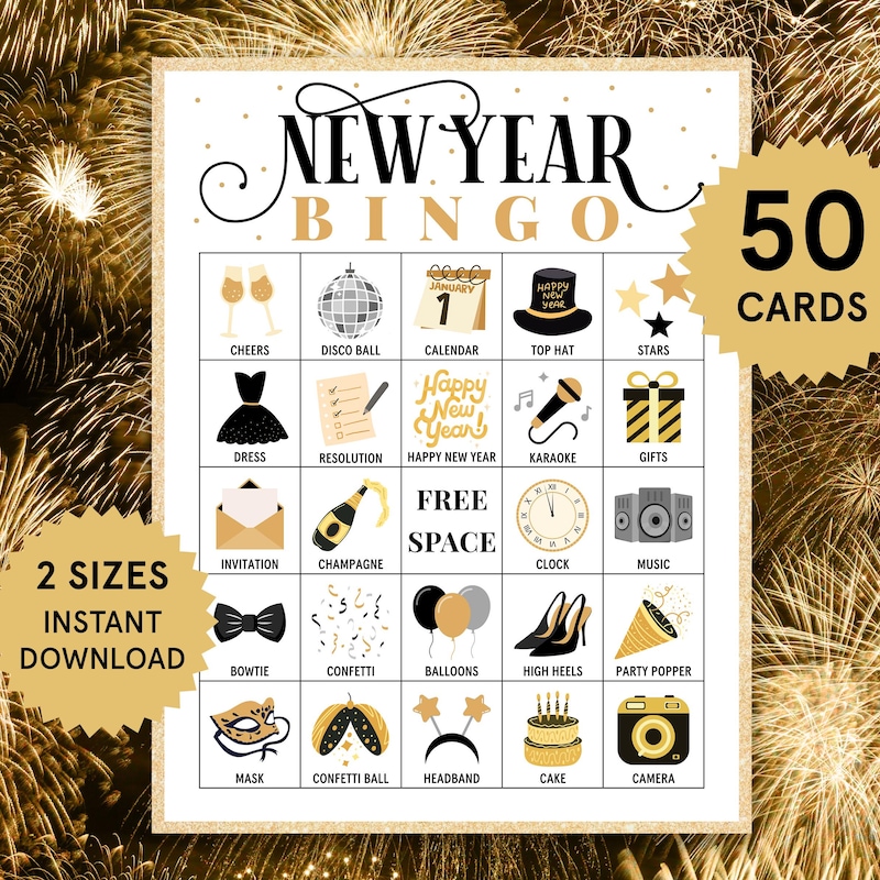 New Years Game for Groups - Etsy