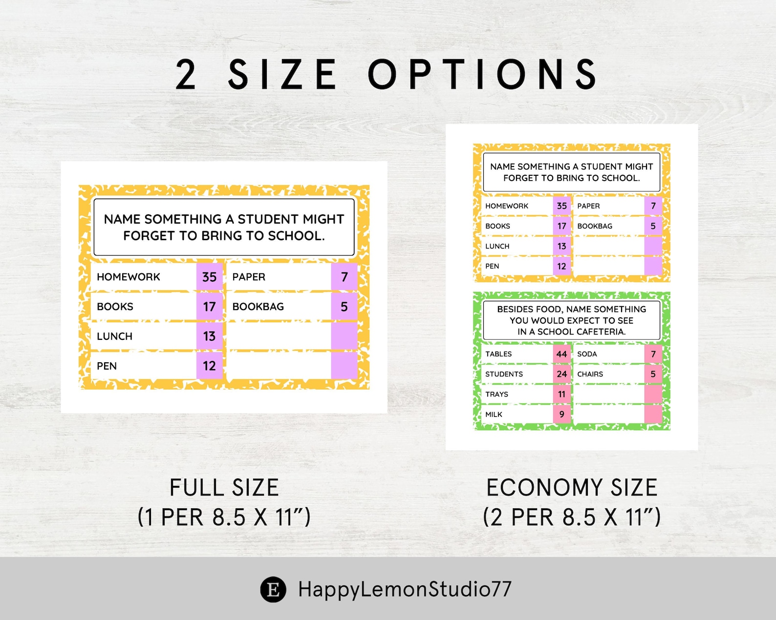 School Friendly Feud Classroom Family Feud Teacher Games School Games ...