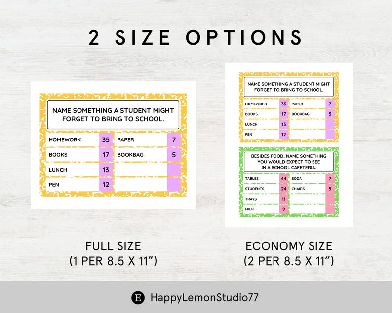 School Friendly Feud Classroom Family Feud Teacher Games School Games ...