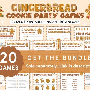 Christmas Emoji Pictionary Games Gingerbread Games Cookie Party ...