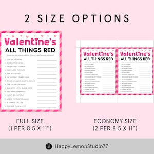Valentines Games All Things Red Valentine's Party Games Valentine's Day ...