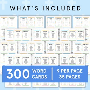 Bible Forbidden Words Game Bible Games for Adults Fun Youth Group Games ...