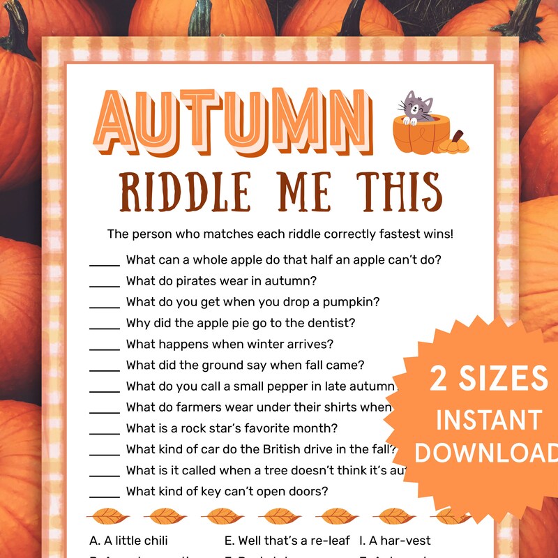 Riddle Me This Halloween - Etsy