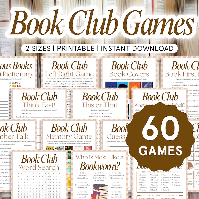 Interactive Book Club - Etsy UK