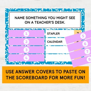 School Friendly Feud Classroom Family Feud Teacher Games School Games ...