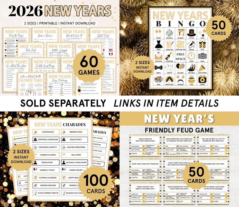 New Years Left Right Game 2026 New Years Game New Years Eve Party Games ...