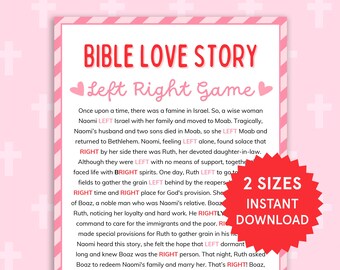 Bible Love Trivia Bible Game for Kids & Adults Womens Ministry Game ...