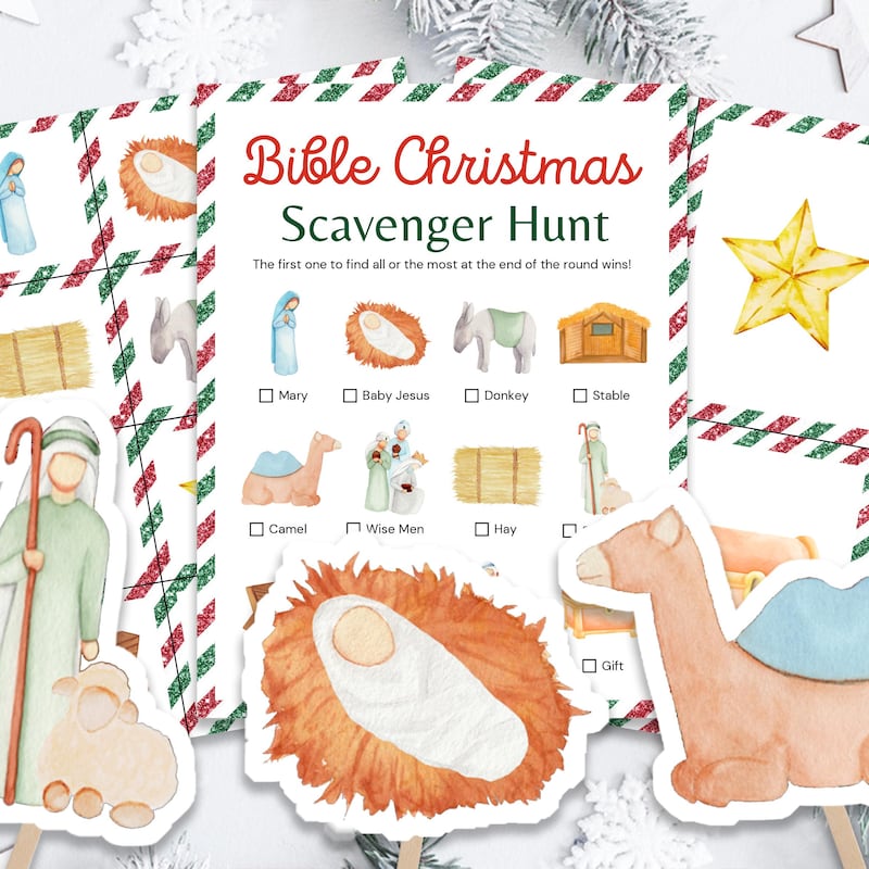 Christmas Scavenger Hunt - Etsy