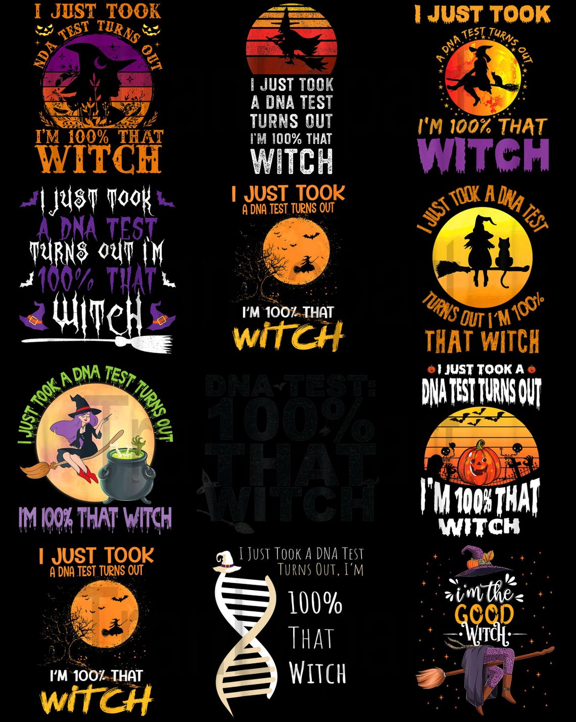 Witch DNA Halloween Png Just Took a DNA Test Turns Out I'm 100% That ...
