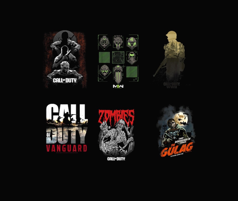 6 Pack Call of Duty Svg Bundle, COD Svg, Warzone Svg, Modern Warfare ...