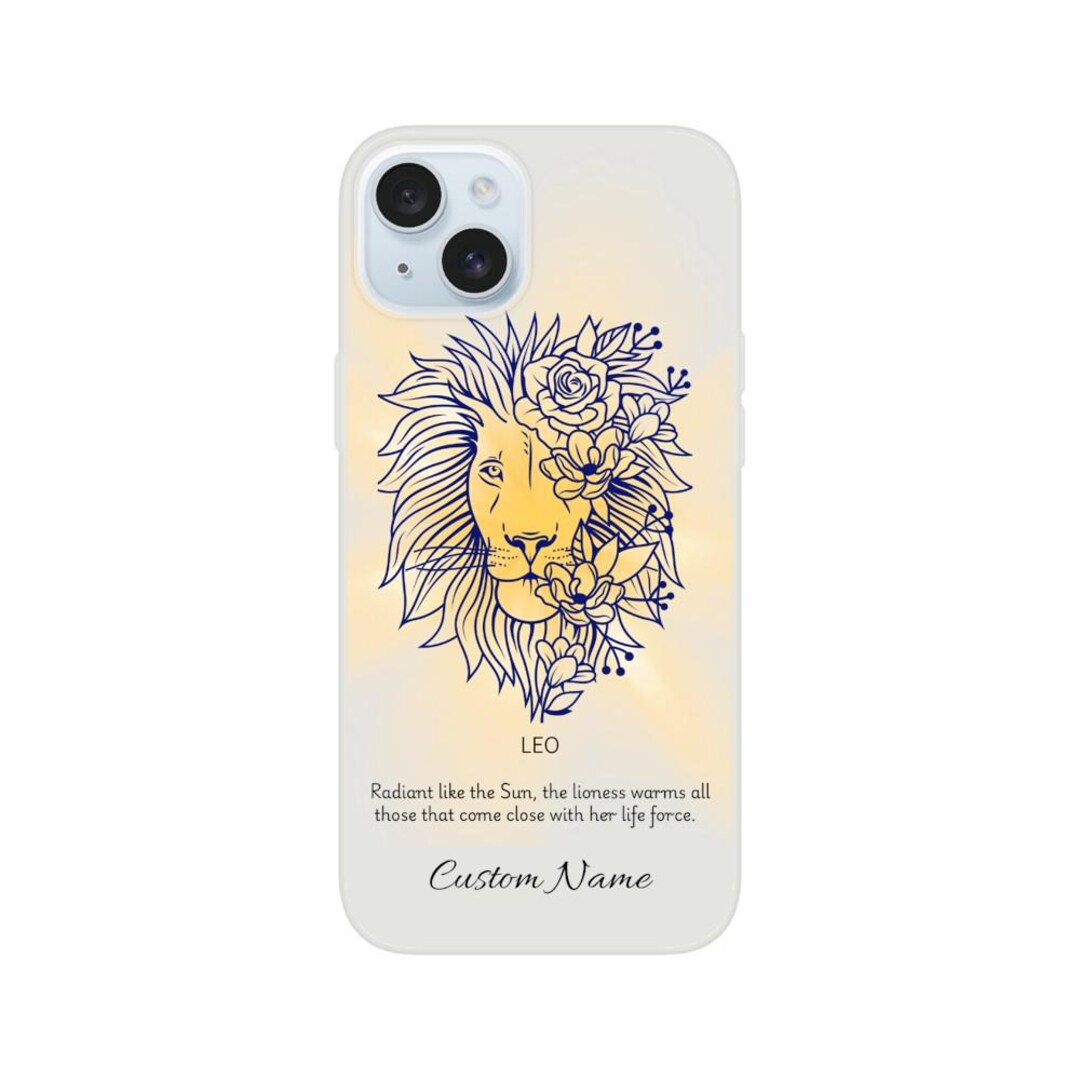 Personalized - Leo Lioness iPhone - Cell Phone Case - Etsy