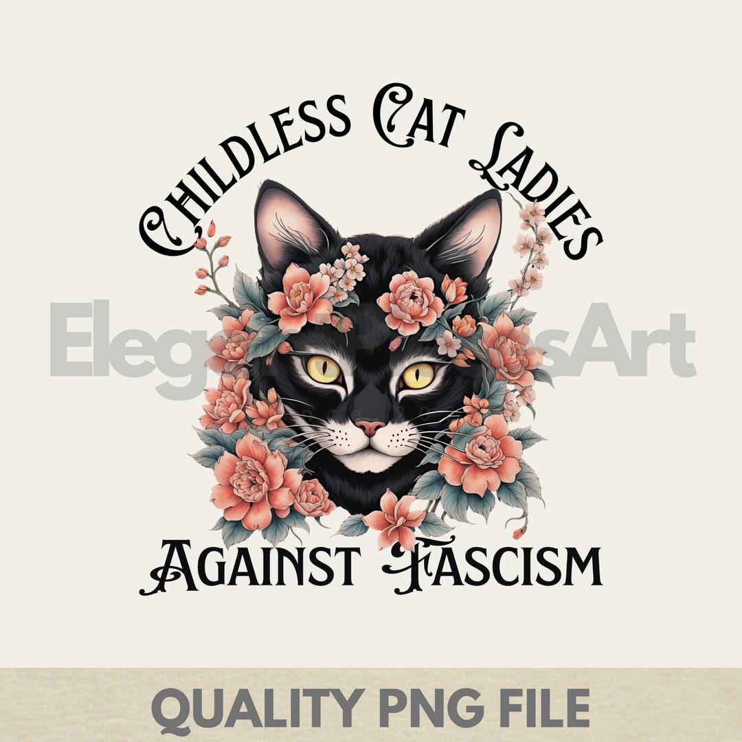 Cat Ladies for KAMALA HARRIS , Kamala Harris President 2024 Png, Women ...