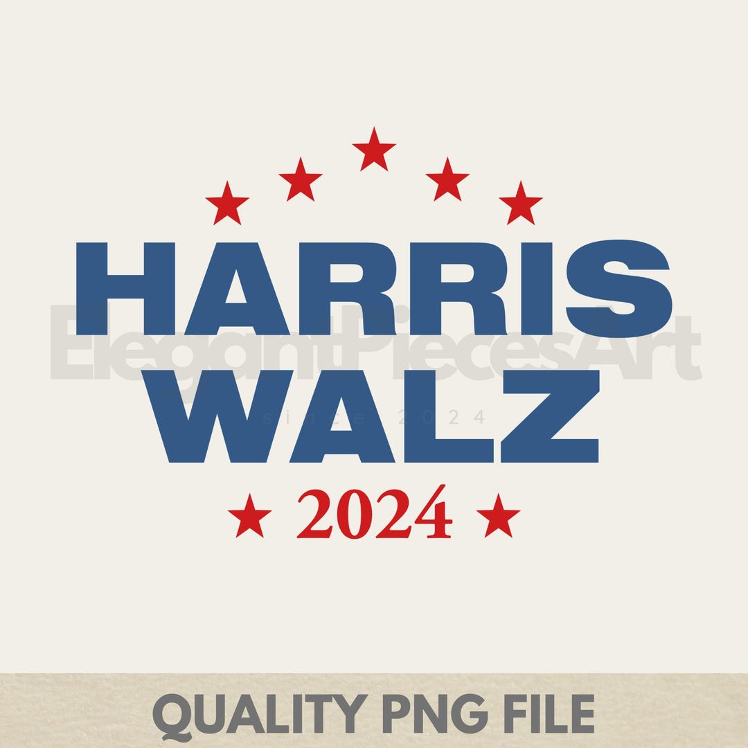 Harris Walz PNG, Kamala Harris PNG, Harris Walz 2024 Png, Camisa Harris ...