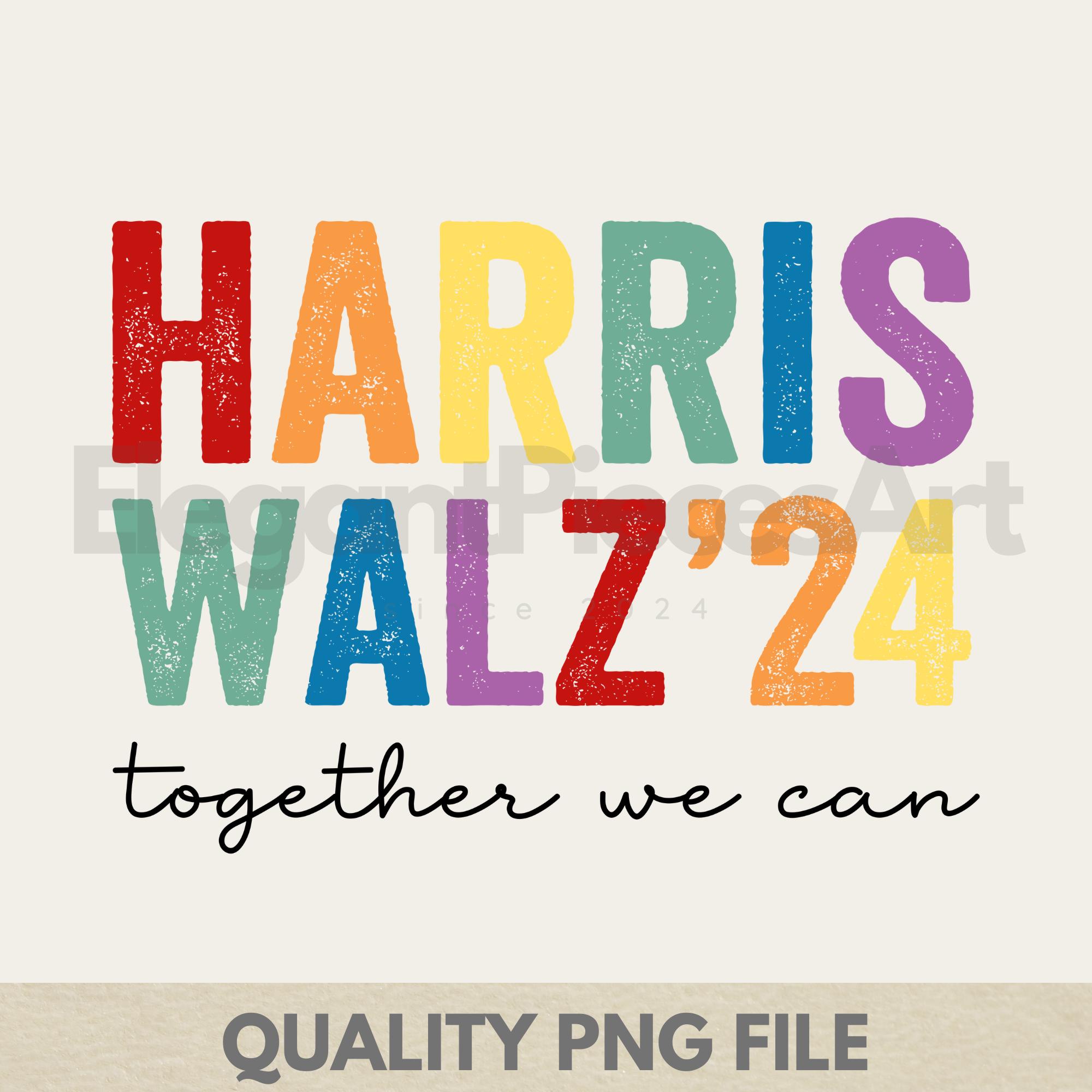 Harris Walz PNG, Kamala Harris PNG, Harris Walz SVG, Harris Walz 2024 ...