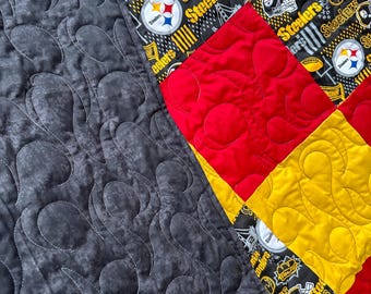 Pittsburgh Steelers Full Size Quilt - Etsy