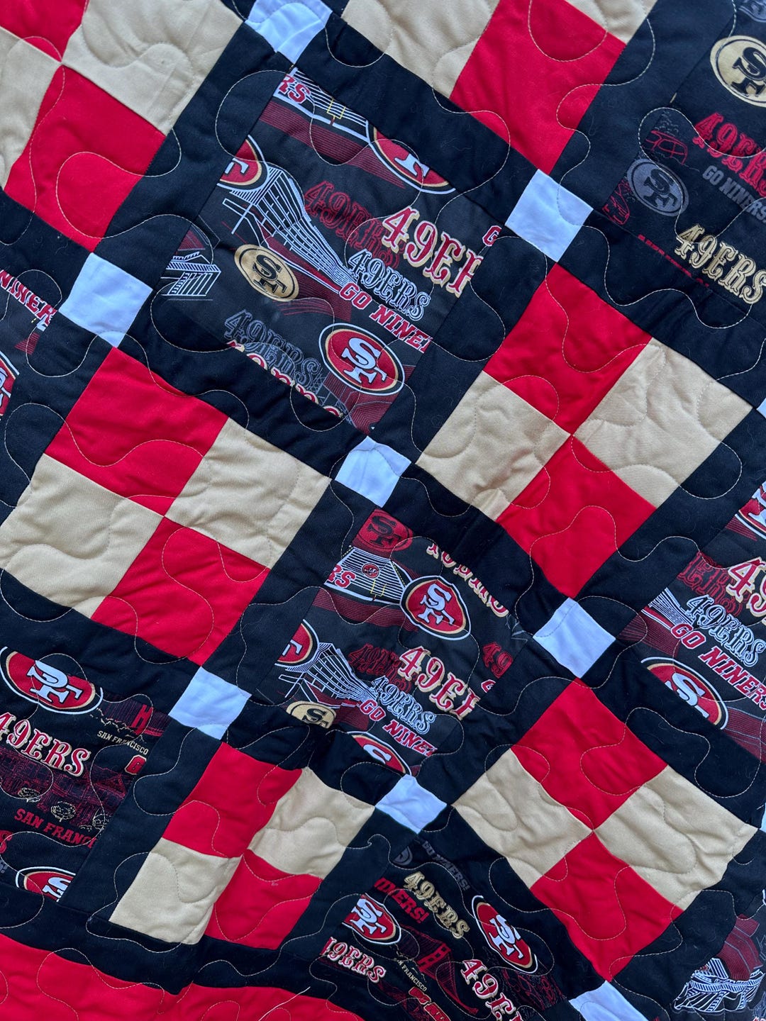 San Francisco 49ers Quilt - Etsy