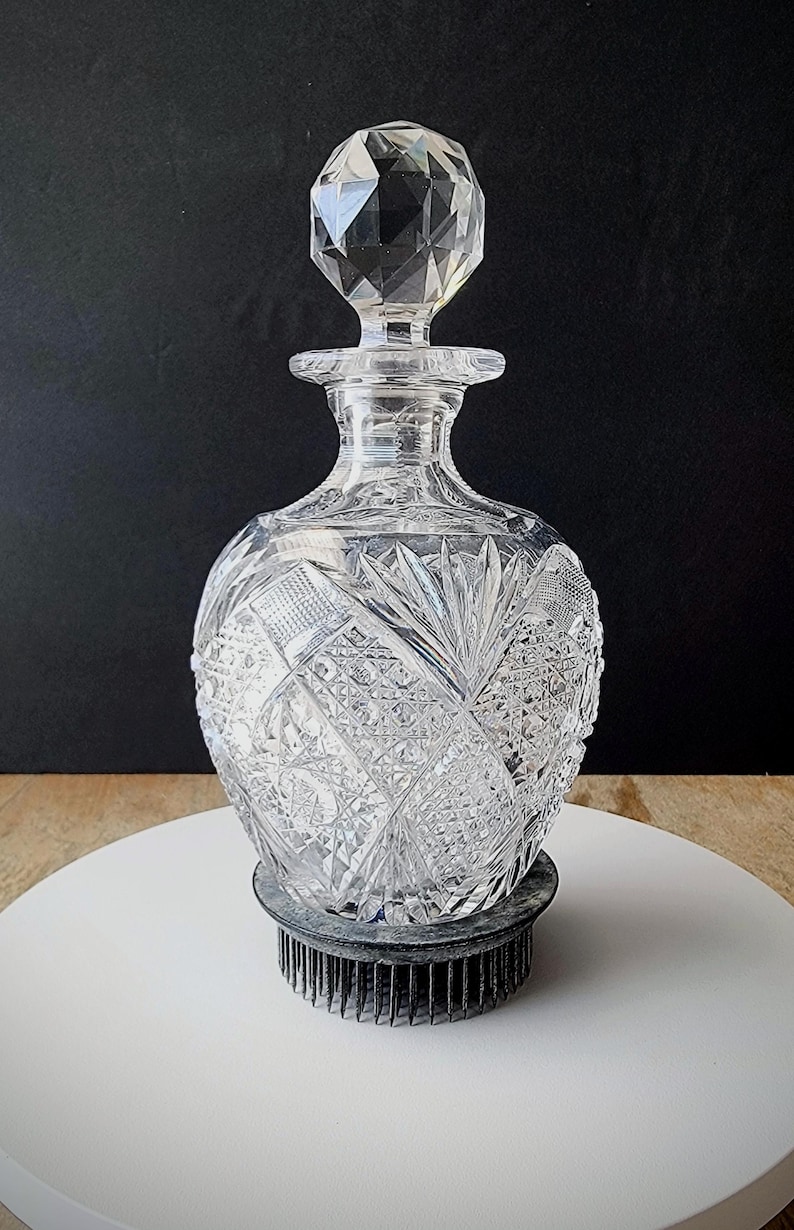 A Handsome and Stylish ABP American Hobstar Decanter - Etsy