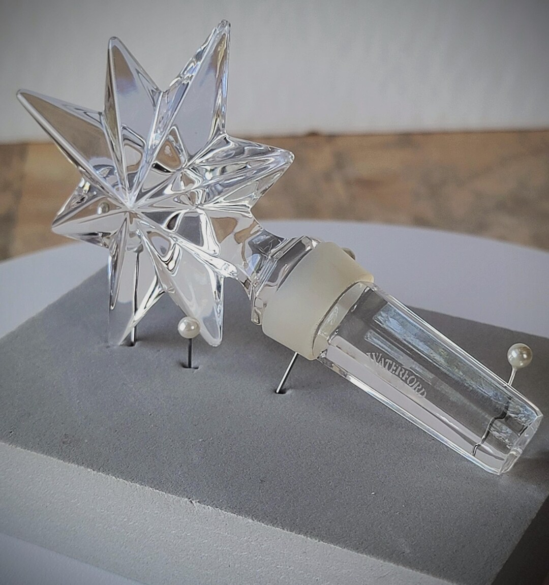 Waterford Crystal Congratulations Star Wine Bottle Stopper - Etsy