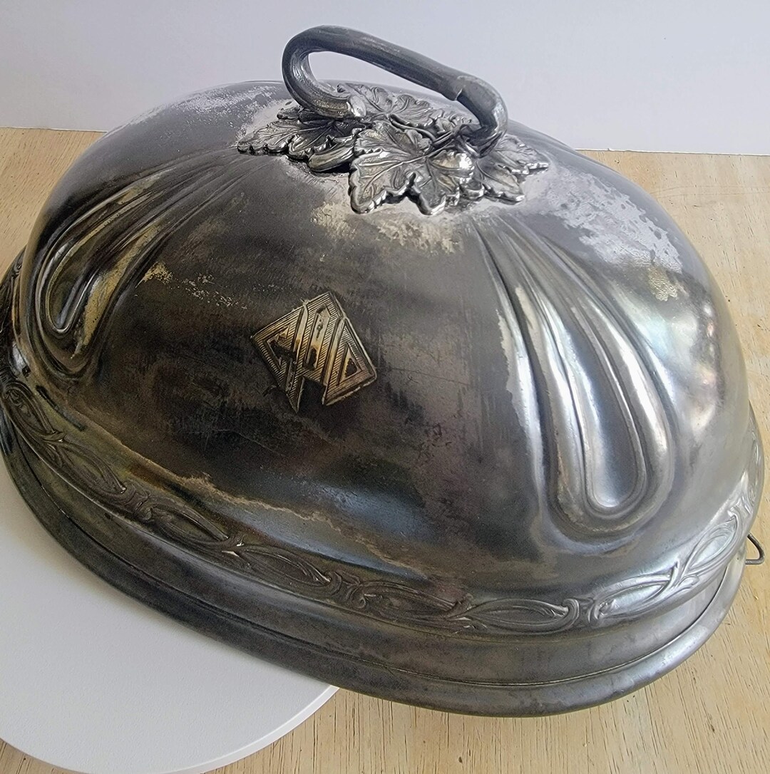 Circa 1851 Shaw & Fisher EPBM Silverplate Oval Meat Cover - Etsy