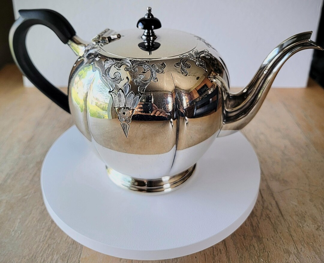 Victorian Plate EPBM Apple/pumpkin Design Teapot - Etsy