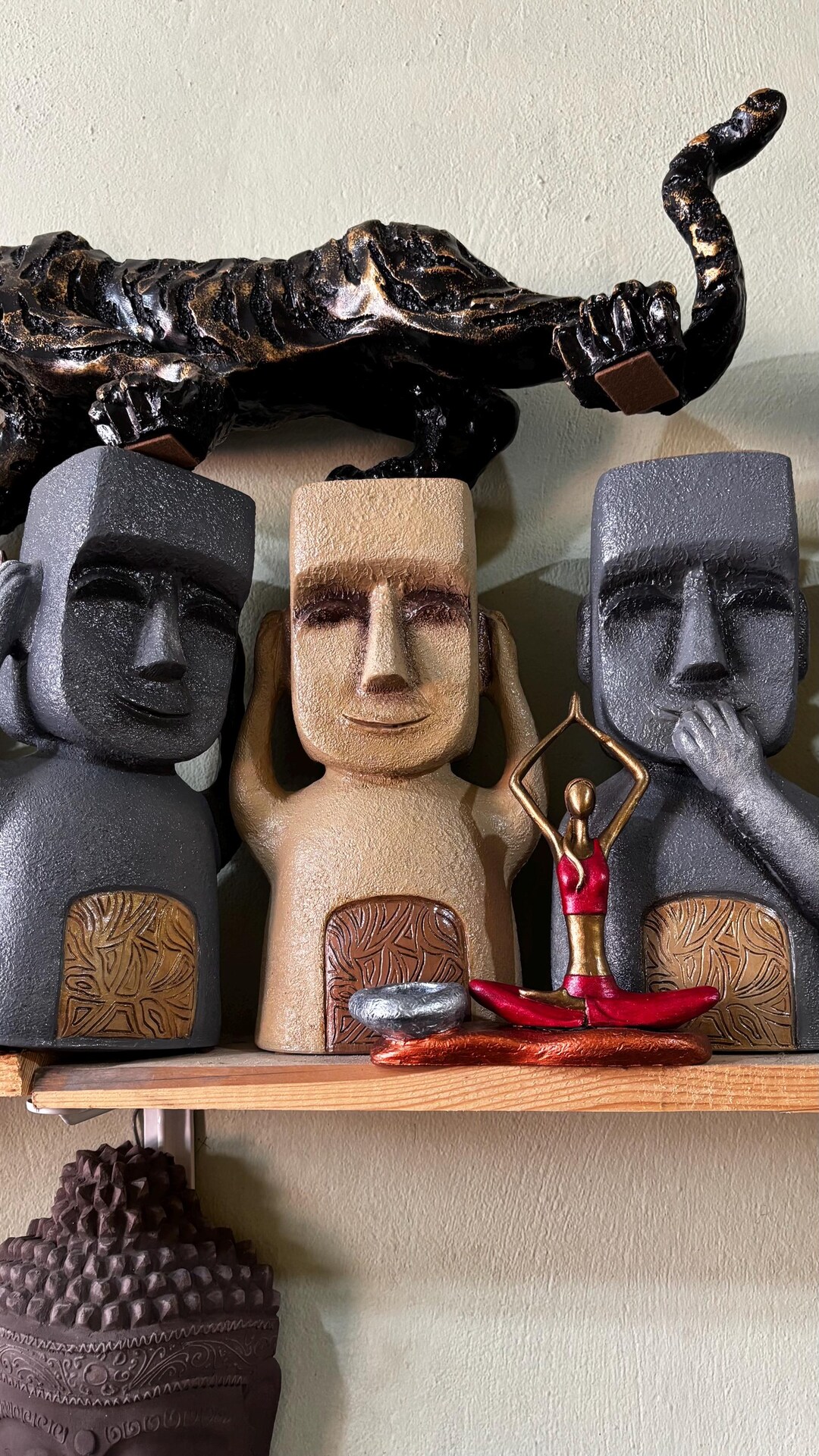 Modern Moai Wise Figures Set – Hear No Evil, See No Evil, Speak No Evil ...