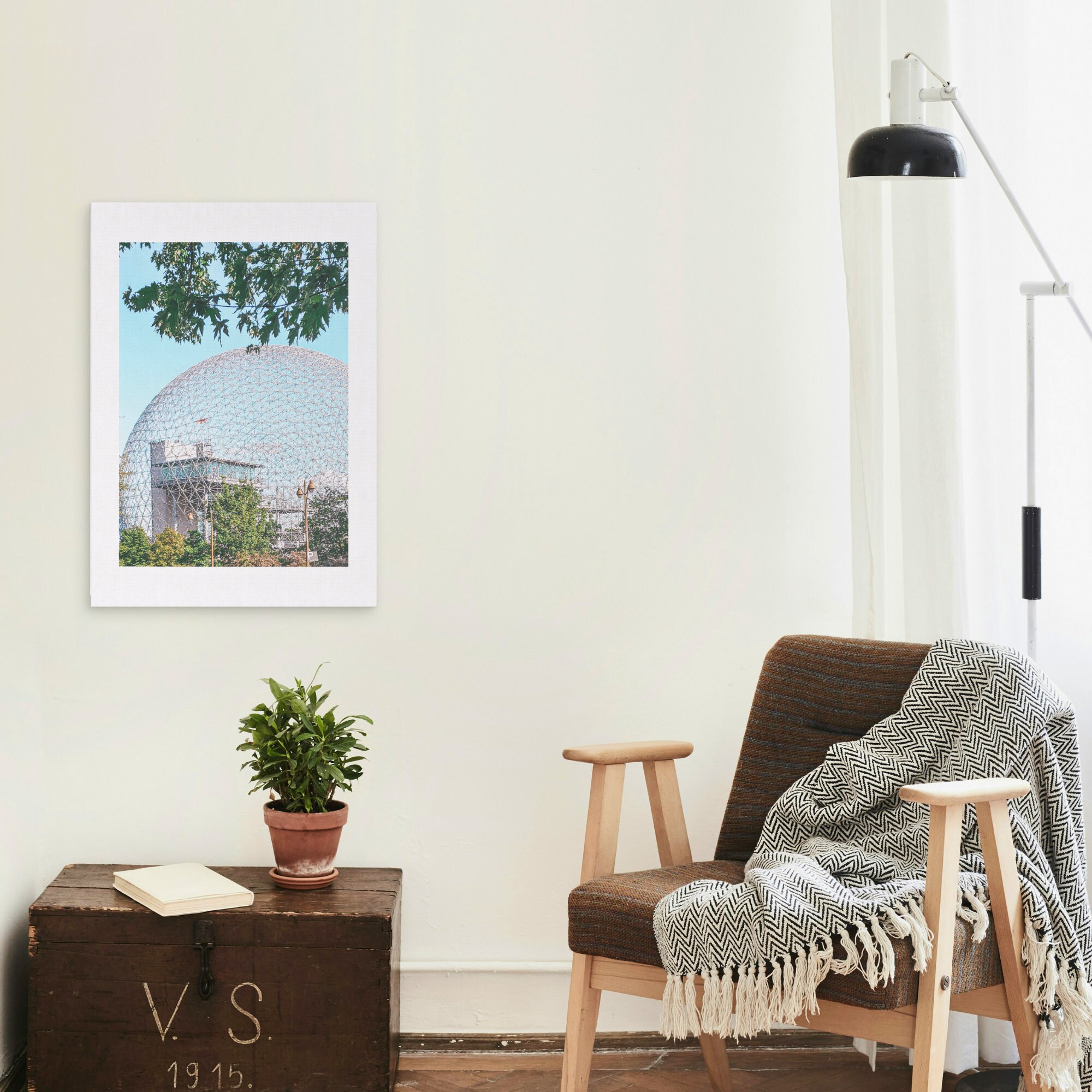 Montreal Biosphere Print: Retro Travel Photography Wall Art - Etsy