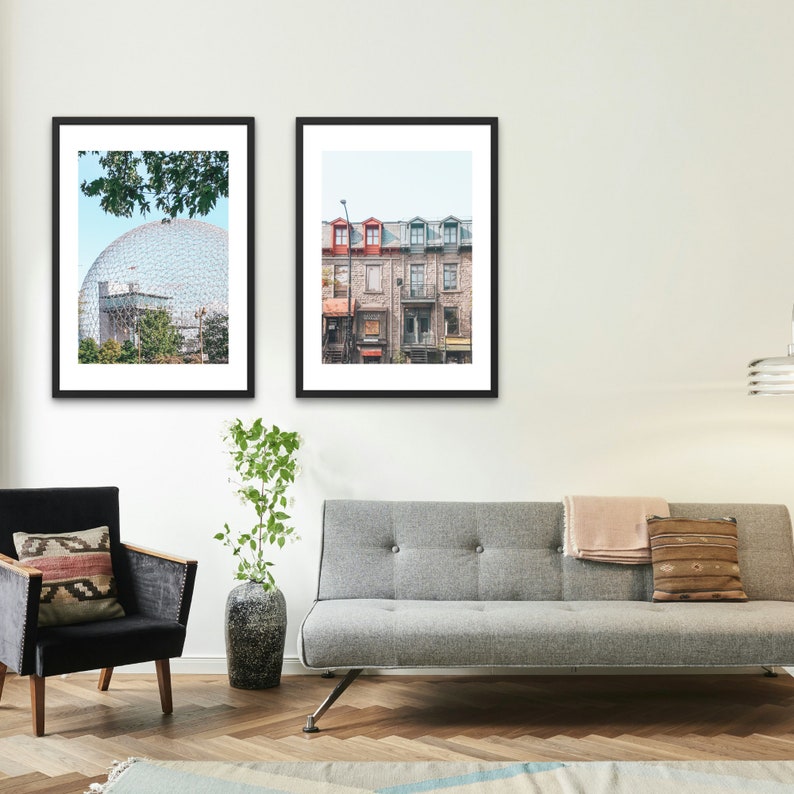 Montreal Biosphere Print: Retro Travel Photography Wall Art - Etsy